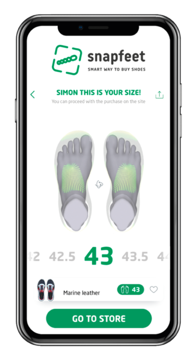 Snapfeet - Shoe size recommendation and AR try-on leader
